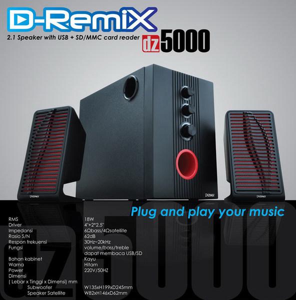 SPEAKER DAZUMBA DREMIX 5000 | PRIMAJAYA STATIONERY | GROSIR ALAT TULIS ...