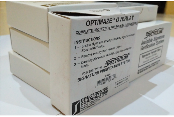 Spectroline Signature Murah, Spectroline Overlay Original USA ...