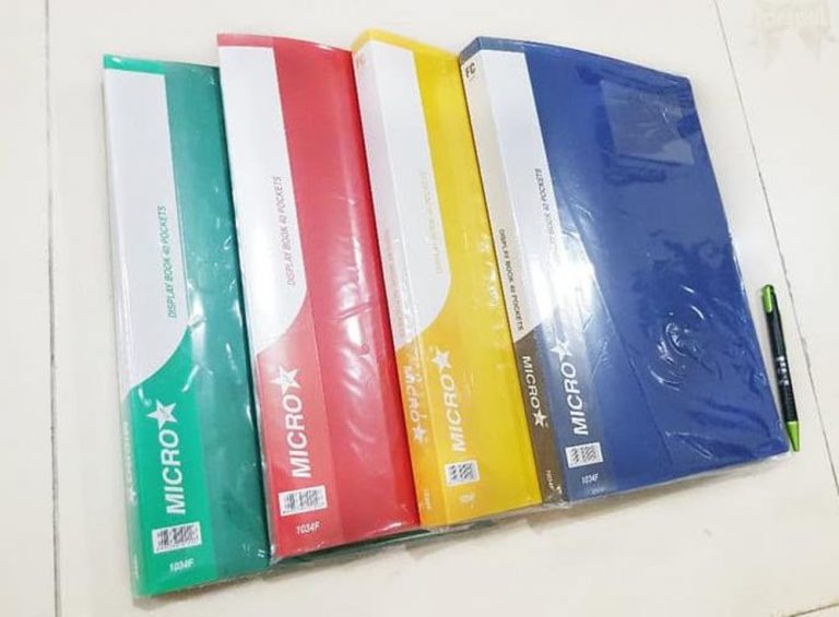 Clear Holder / display book 40 pockets F4 MICROSTAR | PRIMAJAYA ...