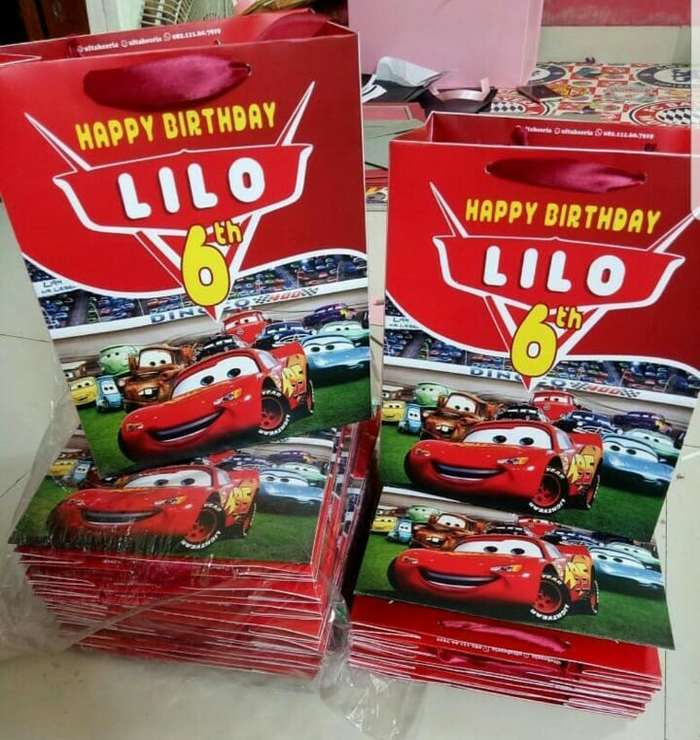 Paperbag Ultah Birthday 3D| Tas Souvenir Bungkus Kado Paper Bag 3D ...